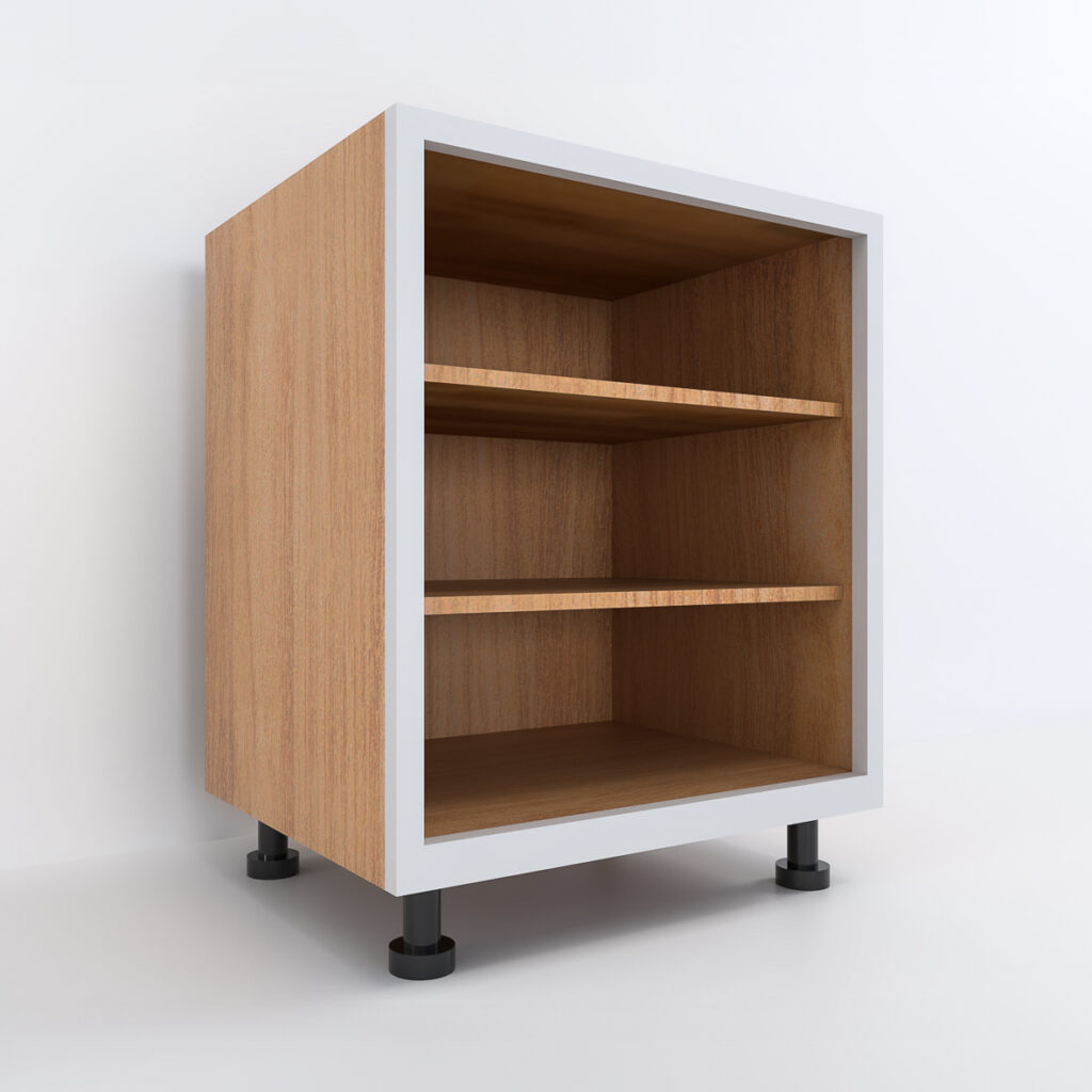 Open Base Cupboard | The White Kitchen Company