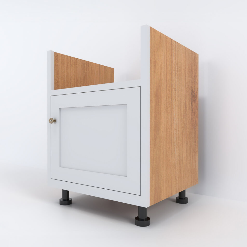 Single Door Cupboard for a Shaws Farmhouse Sink | The White Kitchen Company