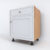 Single Drawer Single Door Base Cupboard | The White Kitchen Company