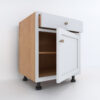 Single Drawer Single Door Base Cupboard | The White Kitchen Company