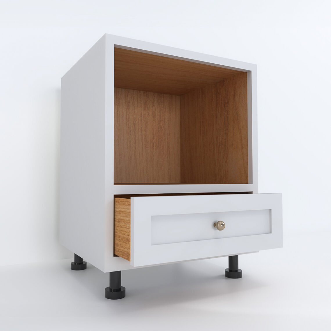Cabinet for a Compact Appliance with a Drawer Below. | The White ...