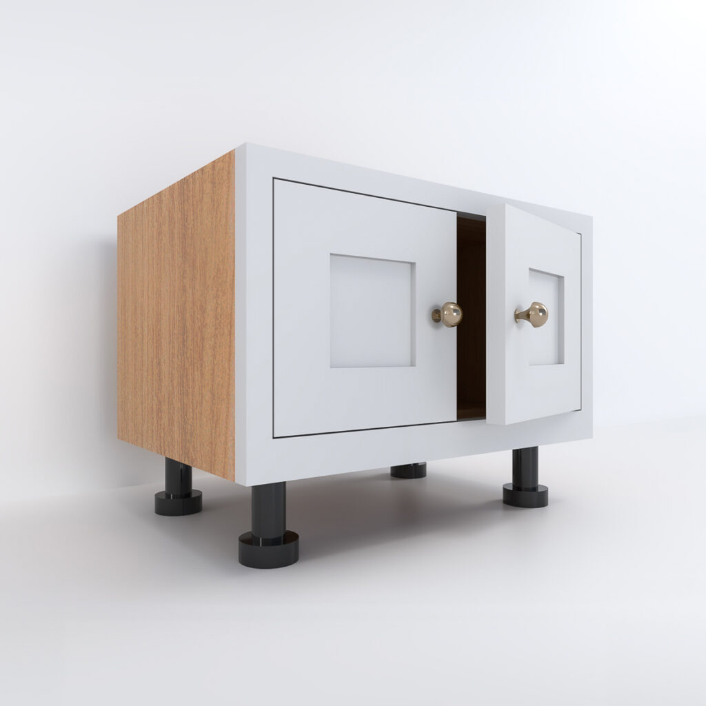 2 Doors Bench Seat | The White Kitchen Company