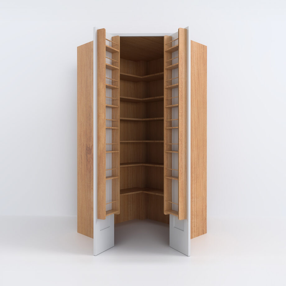 Tall Corner Larder | The White Kitchen Company