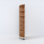 Tall Open Curved End Cupboard | The White Kitchen Company