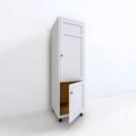 Tall 2 Door Fridge Freezer Housing | The White Kitchen Company