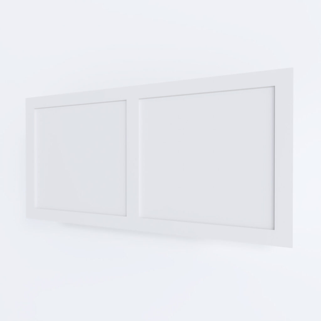 Base Wide End Panel - Panelled | The White Kitchen Company