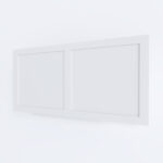 Base Wide End Panel - Panelled | The White Kitchen Company