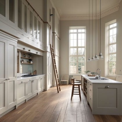 High Ceiling Kitchens - Design Tips for Tall Kitchens